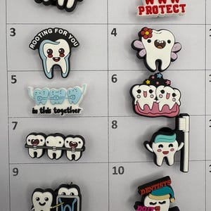 Dentist Themed Shoe Clog Charm Clip Pin - Etsy