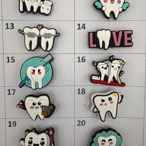 Dentist Themed Shoe Clog Charm Clip Pin - Etsy