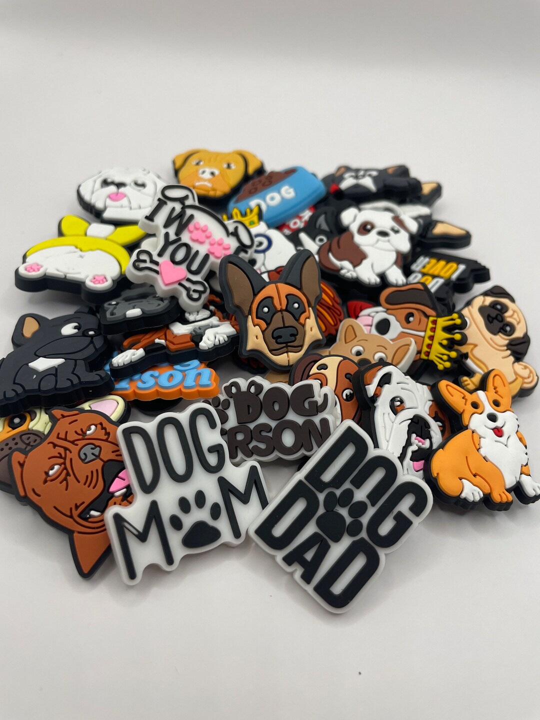 Dog Croc Charms Jibbitz Cute Puppy Boxer Pug Beagle Frenchie - Etsy ...