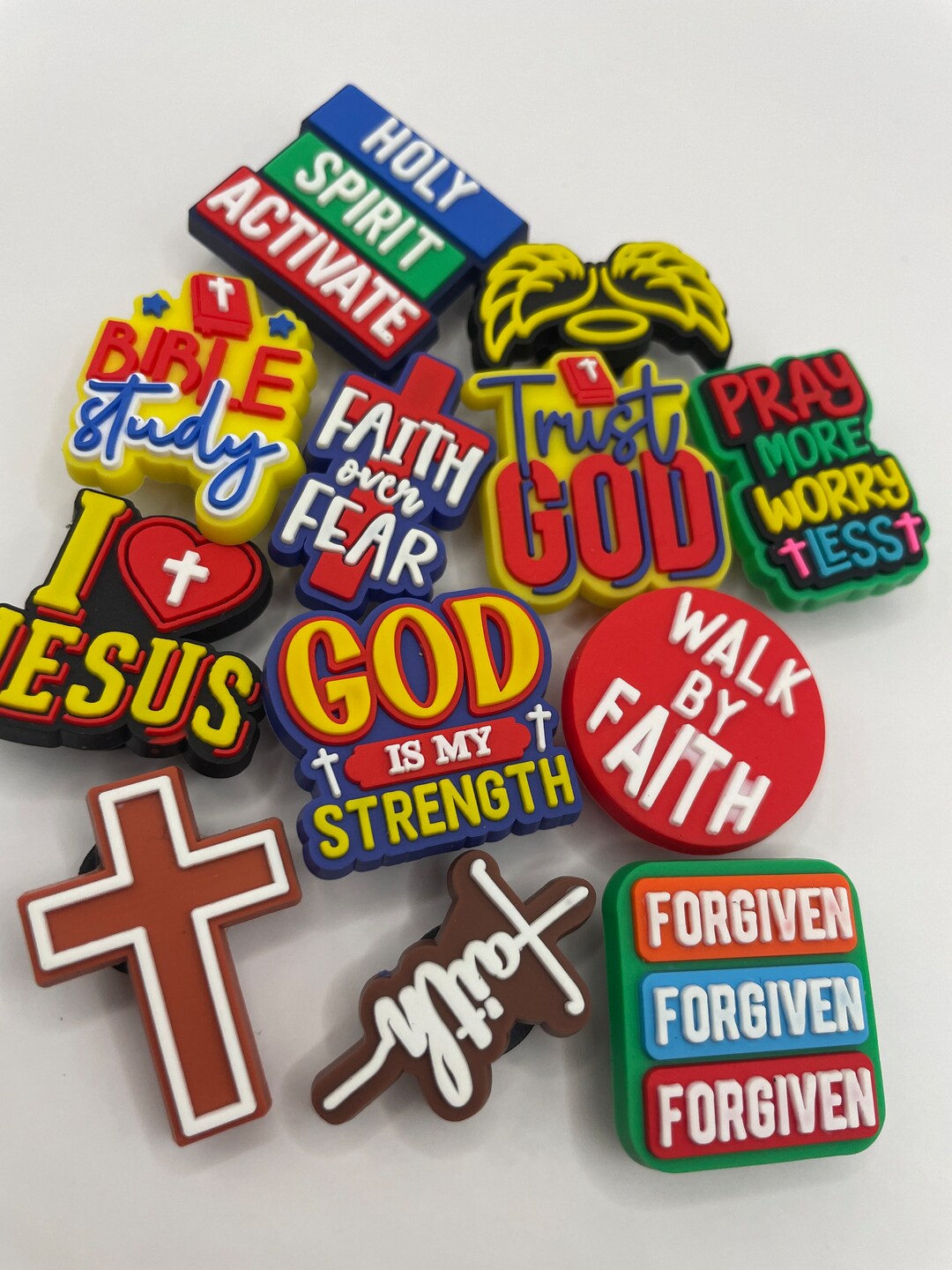 Faith Croc Charms Worship Jesus Pray Cross God Faith Religion Religious ...