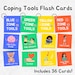 Zones of Regulation Printable Coping Tools Flash Cards and Display ...