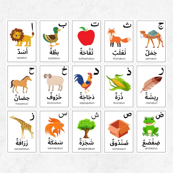 Arabic Alphabet - Etsy