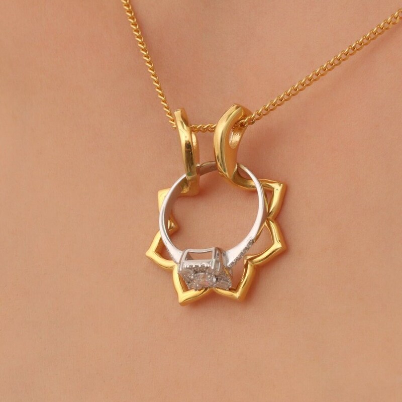 Ring Holder Necklace - Etsy