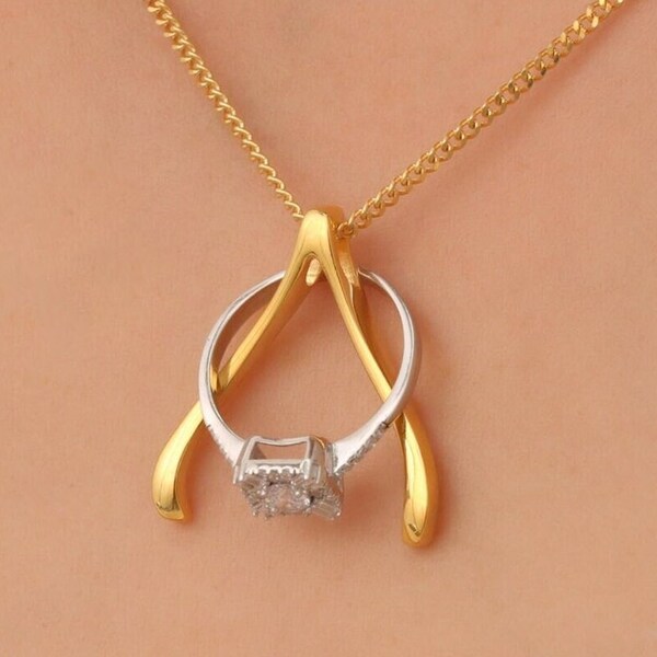 Ring Holder Necklace - Etsy