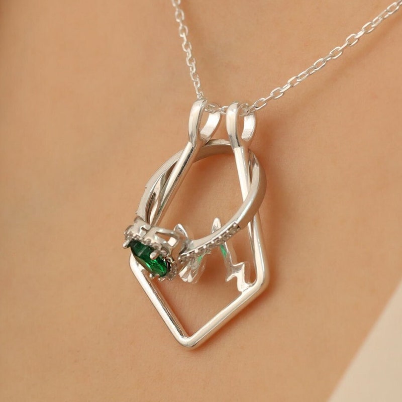 Ring Holder Necklace - Etsy