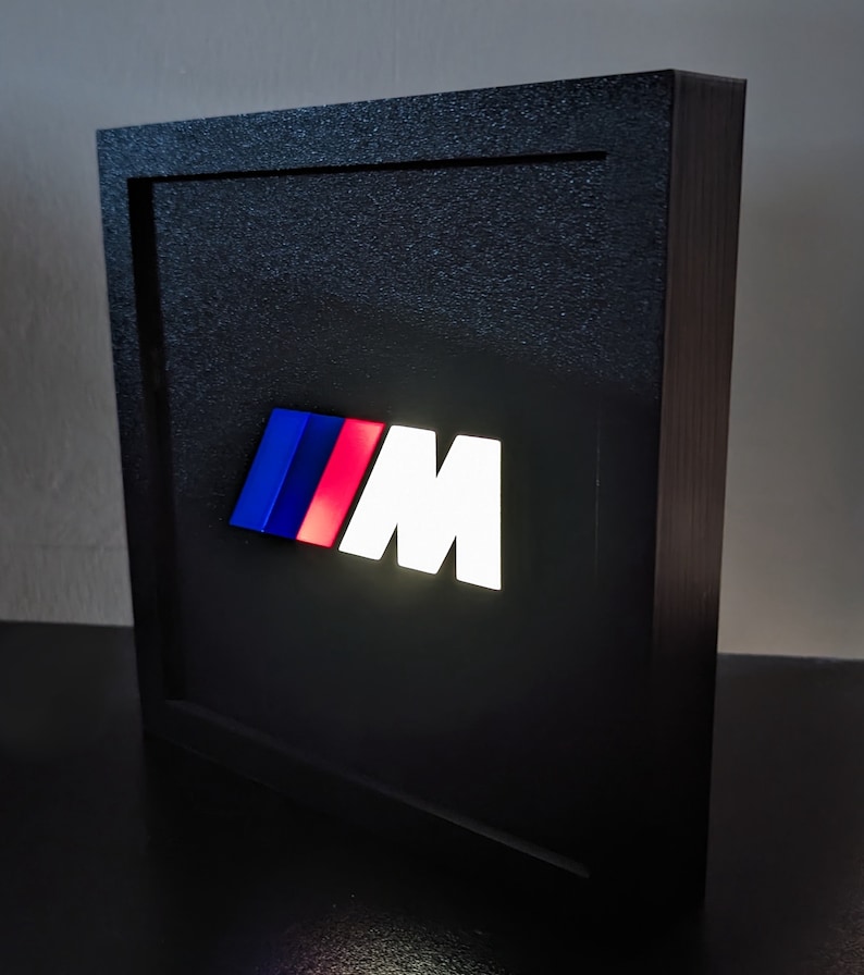 BMW M Power LED Light Box | USB Powered | Car | Gift - Etsy