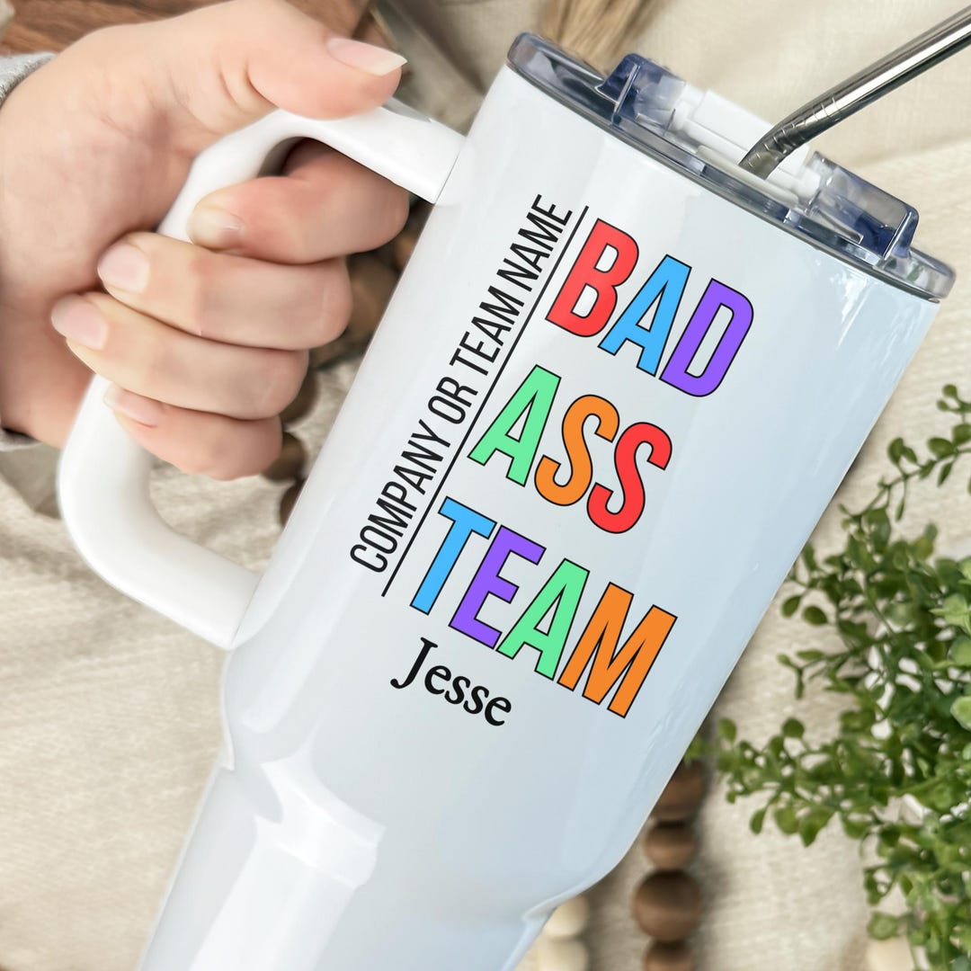 Bad Ass Team 40oz Tumbler, Employee Gifts, Corporate Gifts for ...