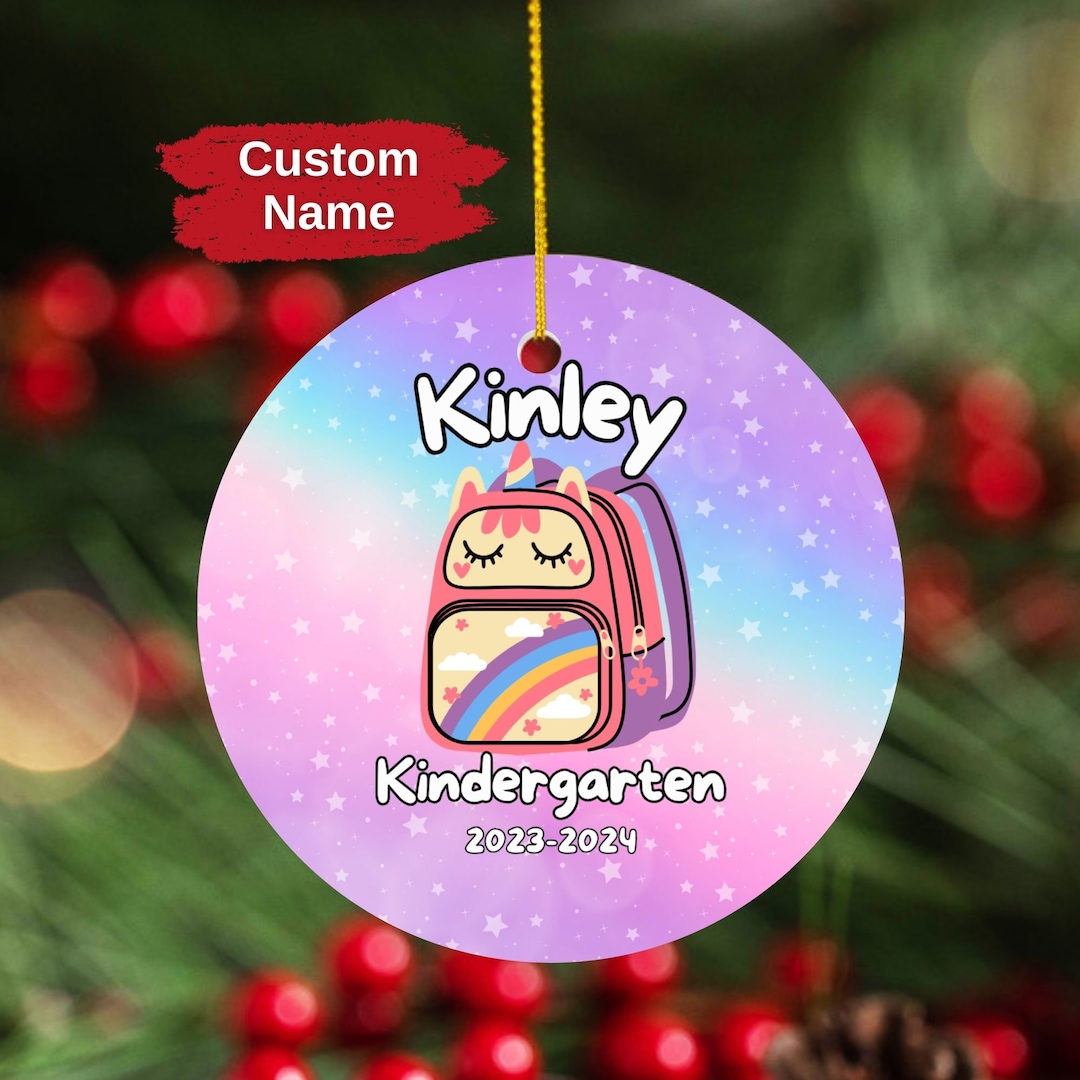 Kindergarten Ornament Custom Kindergarten Ornament Gift - Etsy