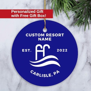 Personalized Pool Ornament, Custom New Home Gift, Present for Dad ...