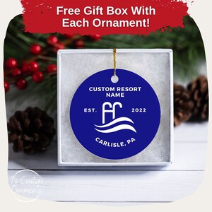 Personalized Pool Ornament, Custom New Home Gift, Present for Dad ...