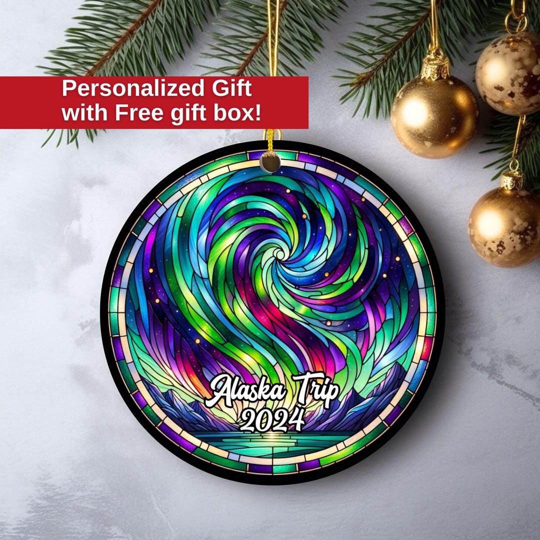 Northern Lights Gift, Night Sky Ornament, Northern Lights Gifts, Starry ...