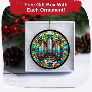 Personalized Pipe Organ Ornament, Pipe Organ Gift, Christmas Ornament ...