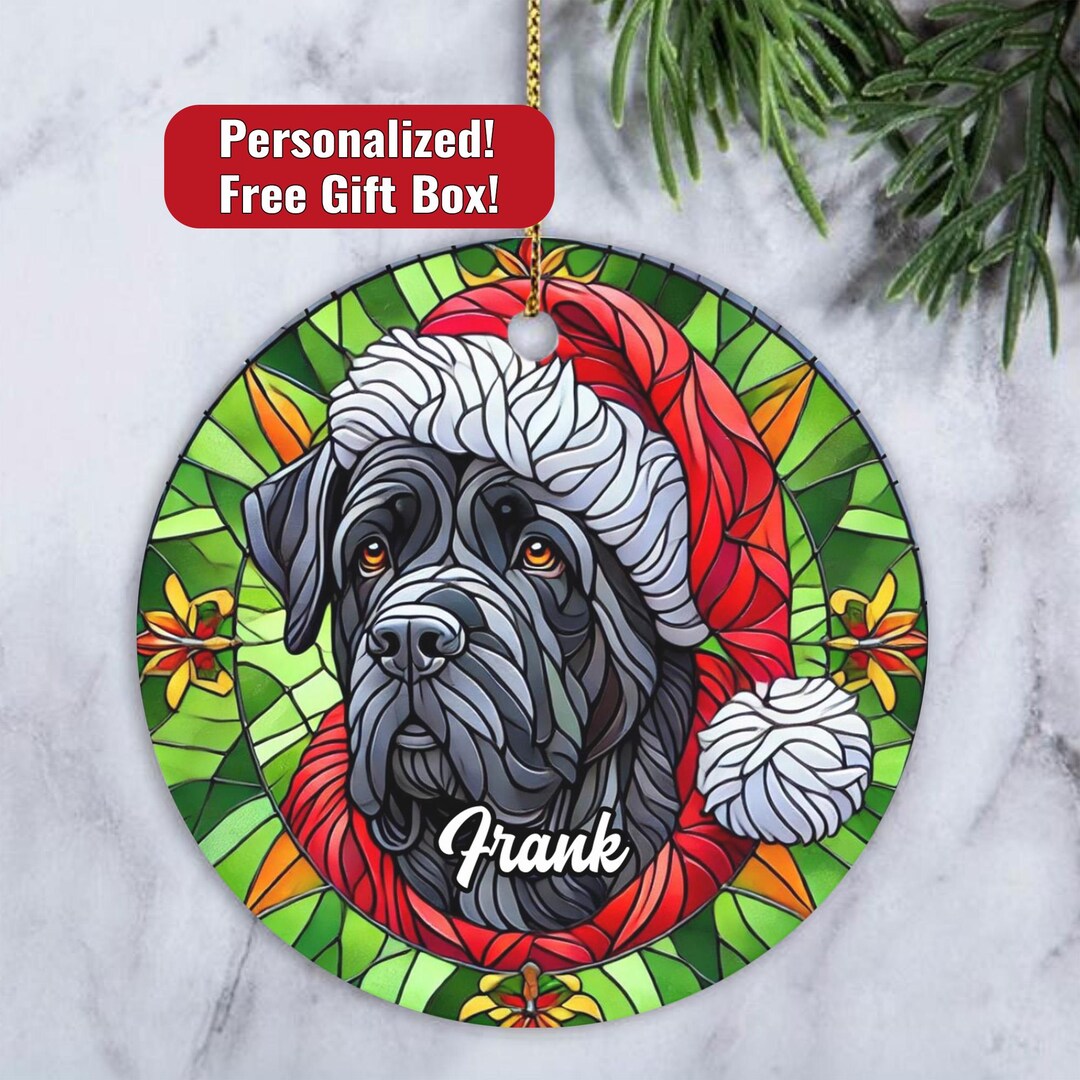 Custom Cane Corso Ornament, Personalized Cane Corso Ornament, Dog ...