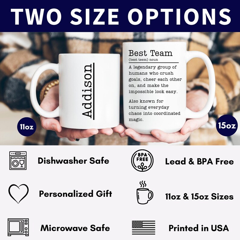 Best Team Ever Mug, Employee Gifts, Corporate Gifts for Employees ...