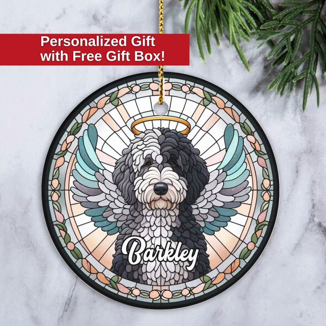 Pet Memorial Gift, Goldendoodle Custom Ornament, Dog Loss Keepsake, Dog ...