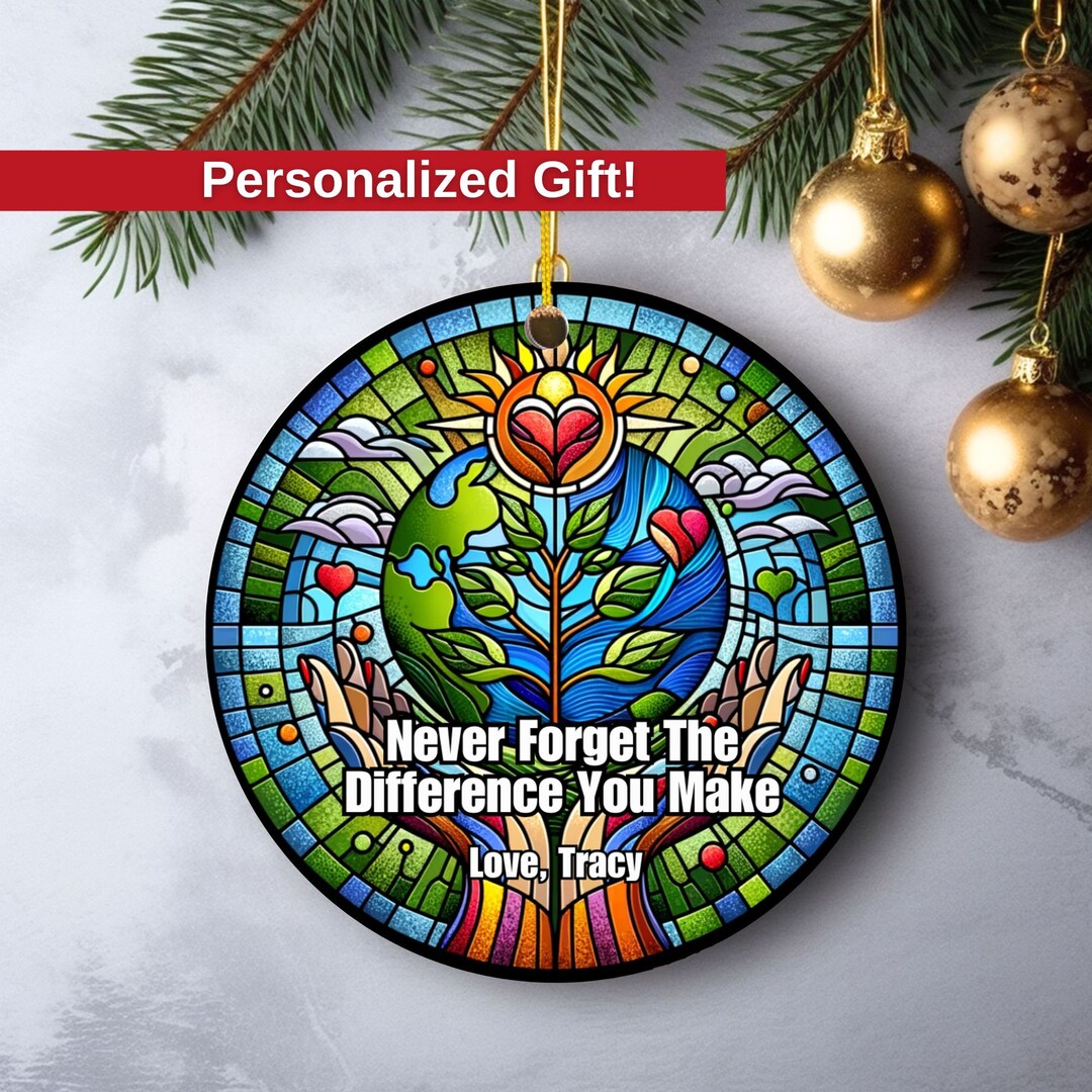 Thank You Christmas Ornament - Thank You Gift 2023 - Personalized ...