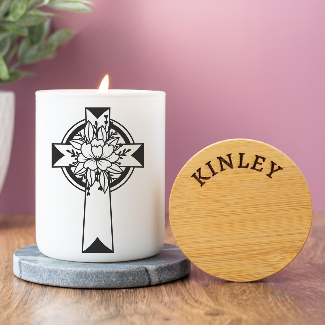 Celtic Cross Gift Candle, Irish Wedding Gift, Celtic Candle ...