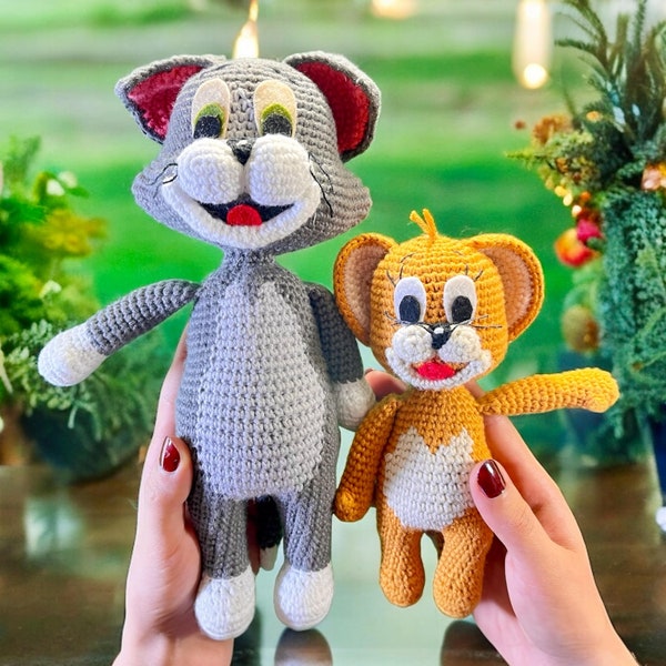 Tom Jerry Crochet Patterns - Etsy