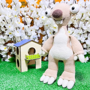 Sid Sloth Amigurumi, Sloth Crochet Pattern, Amigurumi Pattern, Easy ...