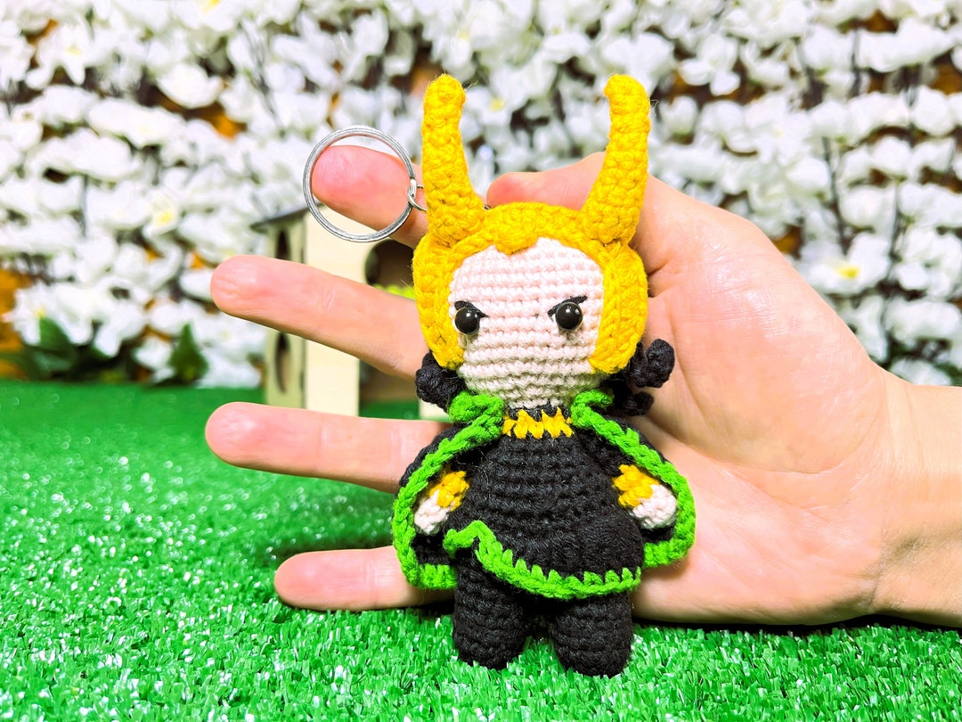 Superhero Amigurumi Keychain Pattern for Beginners, Mini Superhero ...