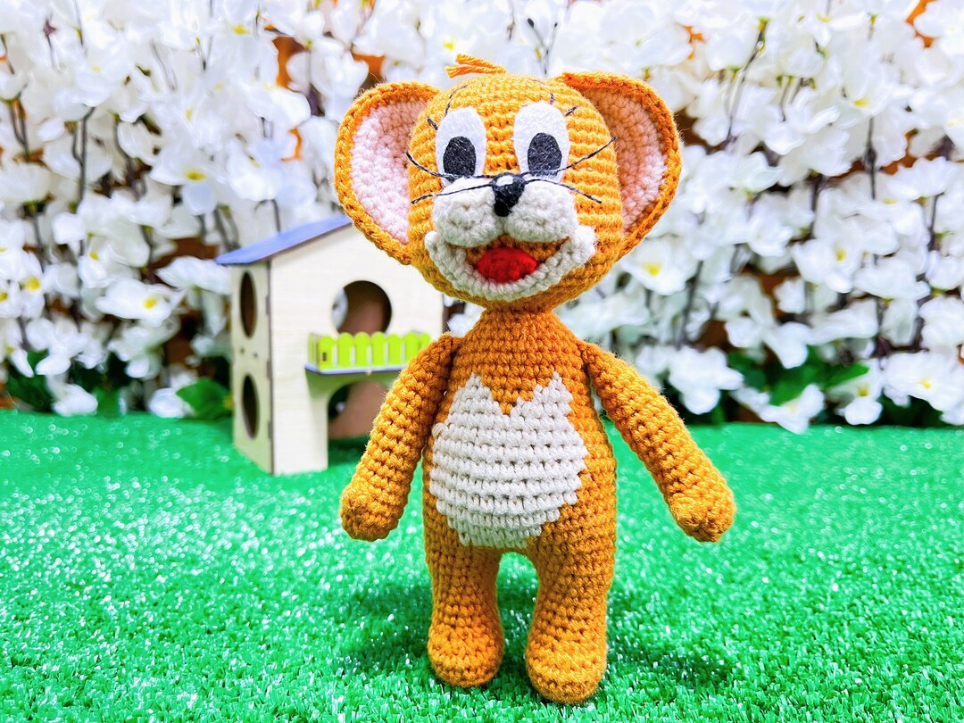 Mouse Jerry Amigurumi, Mouse Crochet Pattern, Amigurumi Pattern, Easy ...