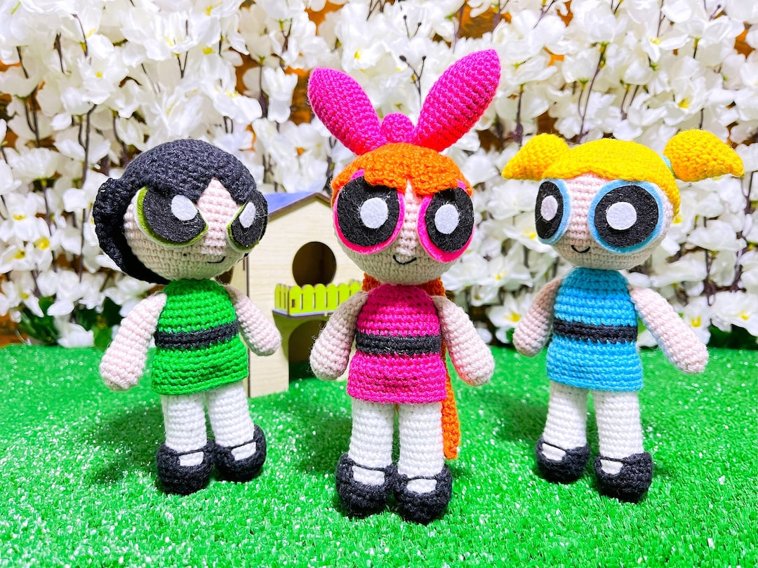 Powerpuff Girls Crochet Pattern, Knitting Amigurumi Powerpuff Girls ...