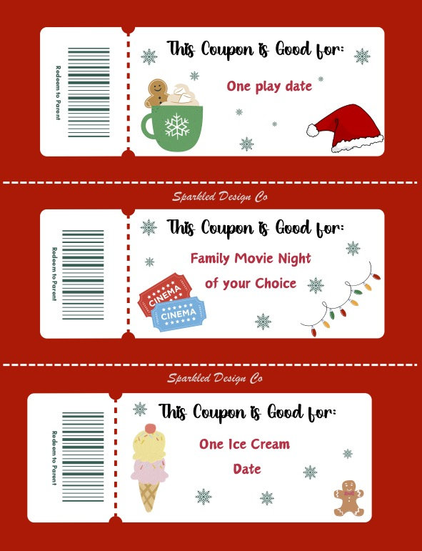 Give Magical Moments:customizable Kids Coupon Book-instant Download ...