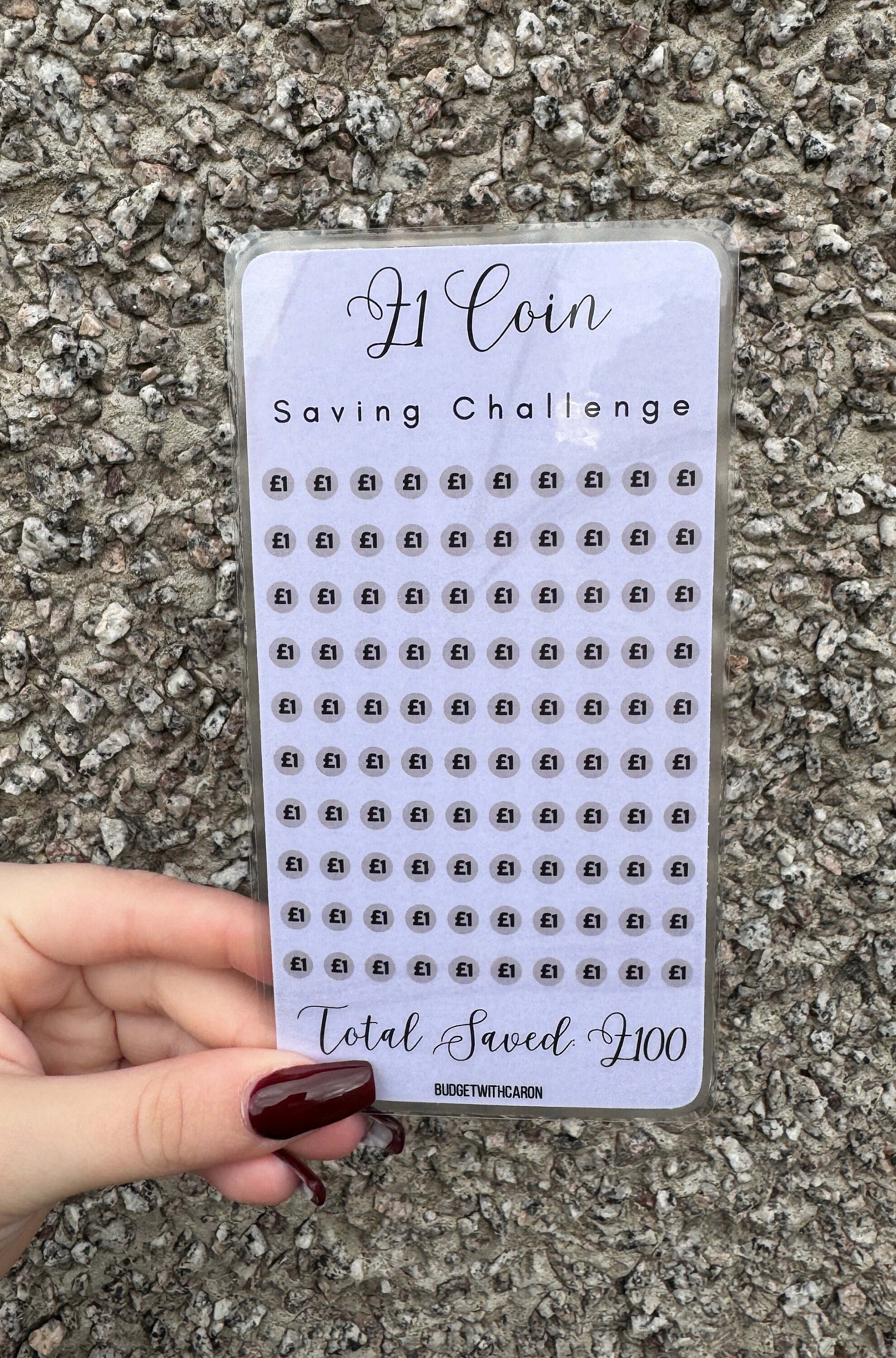 50p, 1 & 2 Pounds Saving Challenge Tracker Savings Trackers Cash ...