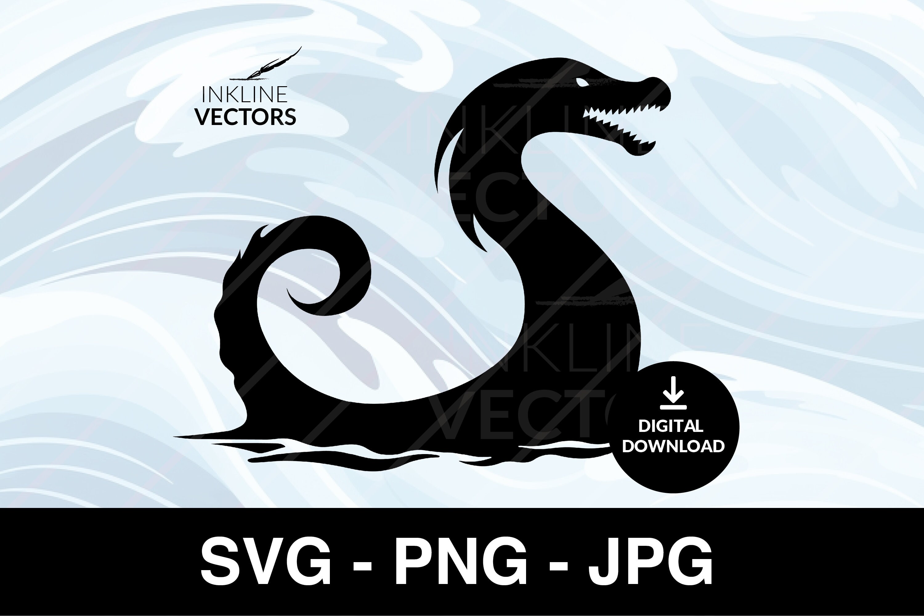 Sea Monster Silhouette