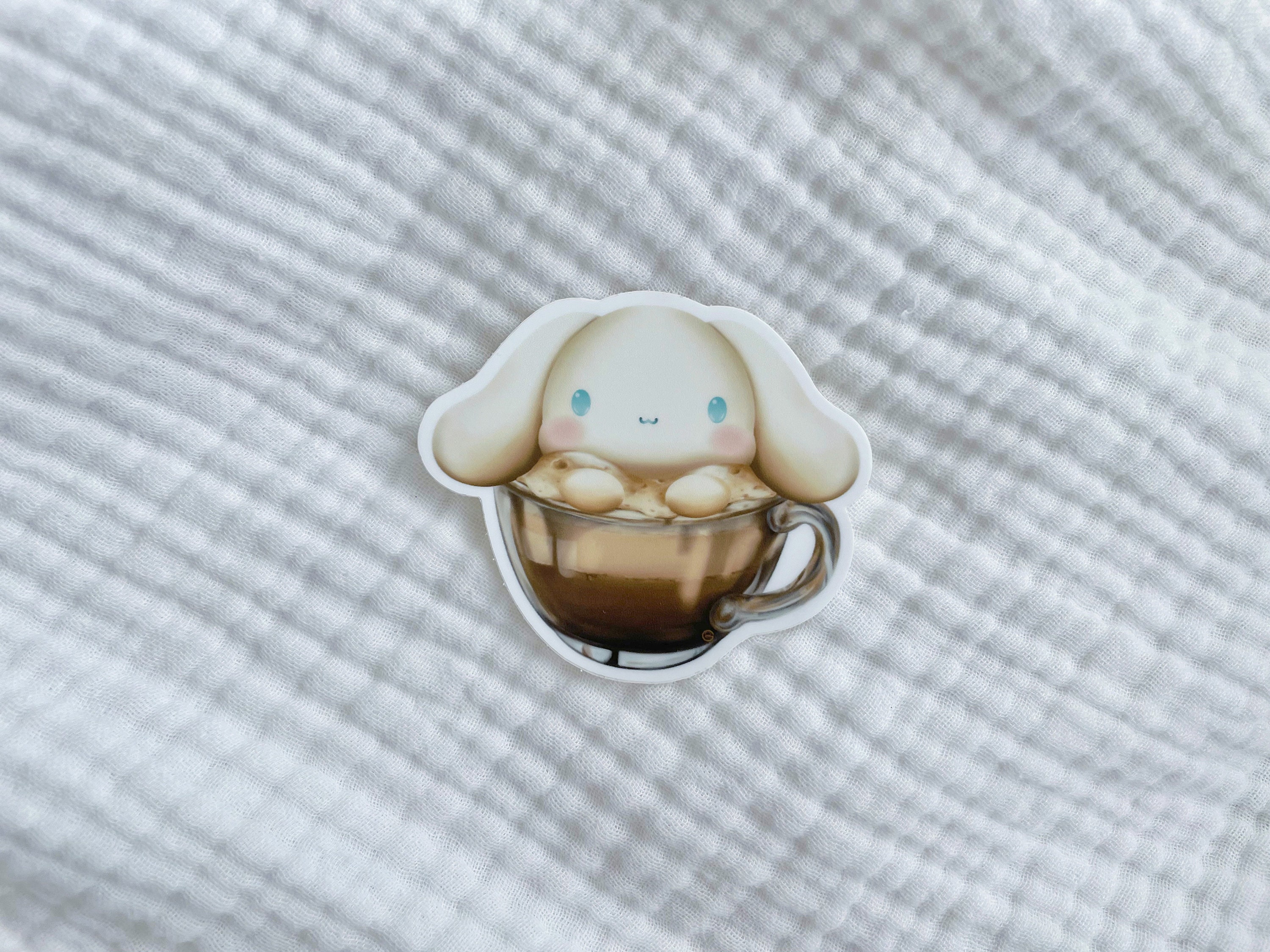 Cinnamoroll Cappuccino Sticker || Cinnamoroll Sanrio Die Cut Sticker ...