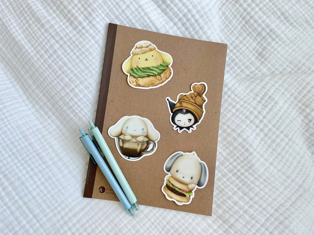 Sanrio Characters Sticker Bundle || Pochacco Pompompurin Cinnamoroll ...
