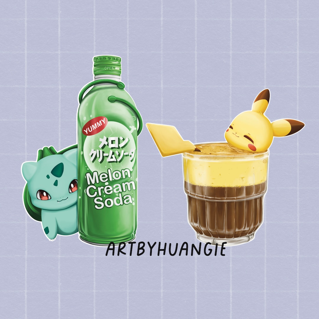 Pokemon Stickers | Pikachu Sticker | Bulbasaur Sticker | Cute Sticker ...