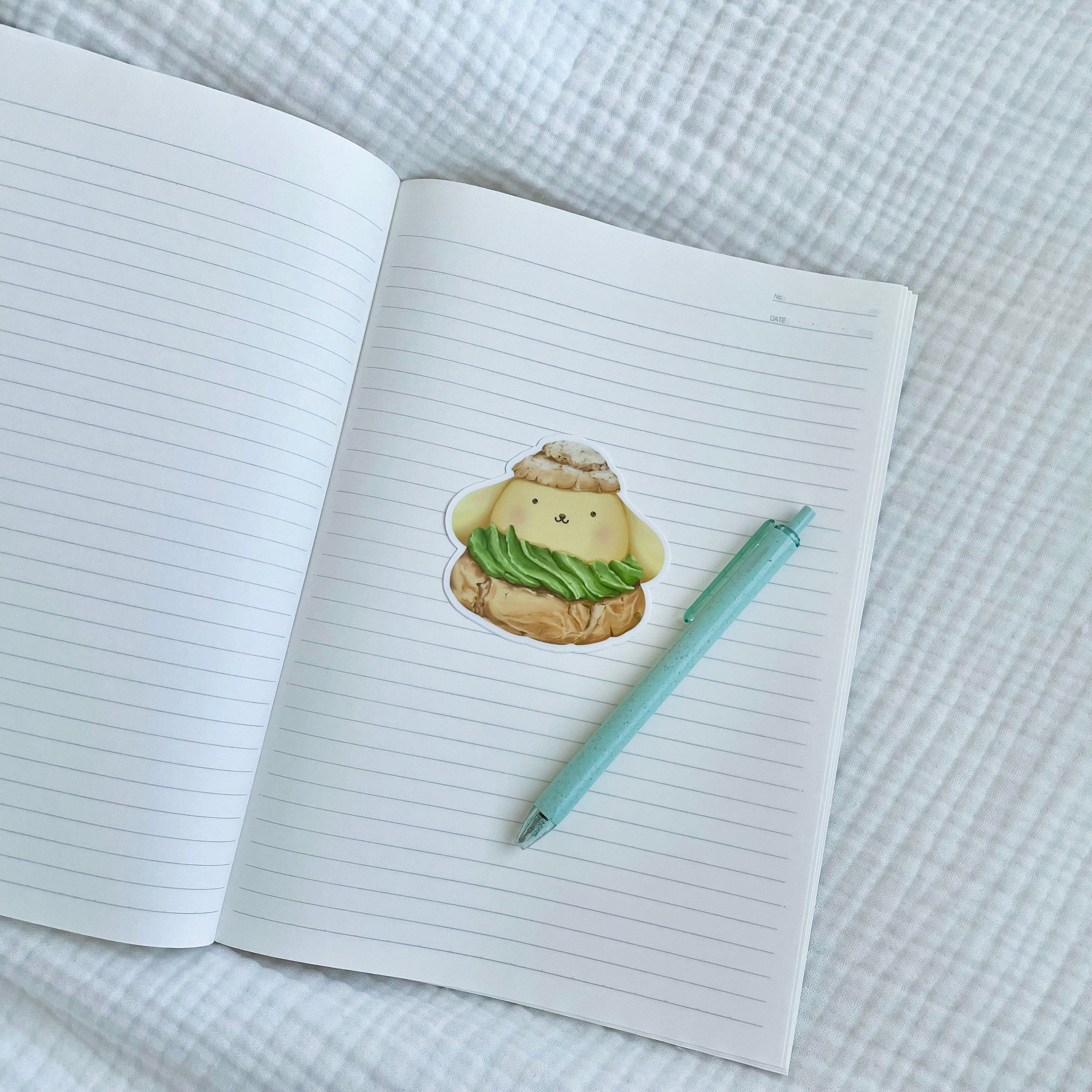 Pompompurin Sticker Pompompurin Sanrio Inspired Die Cut Sticker Cute ...