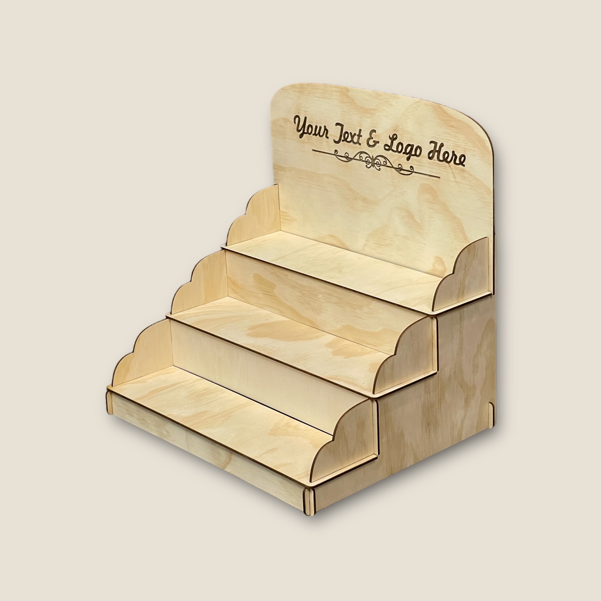 2-3-4 Tier Retail Display Stand With Your Logo - Etsy Canada