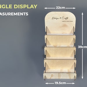 Single Double Set of Two Retail Display Stand Wooden Display - Etsy