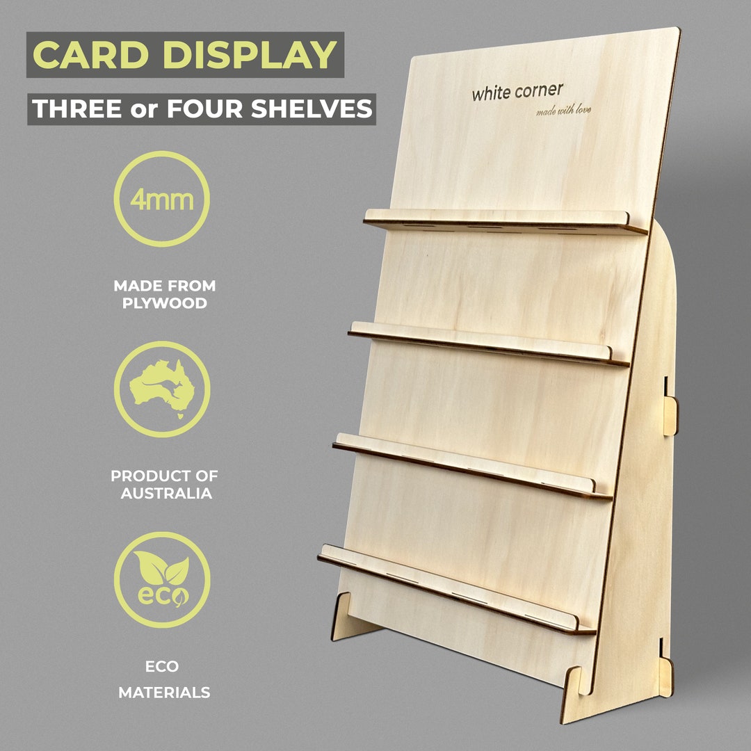Retail Counter Display Stand for Cards, Postcards, Earring Cards and ...