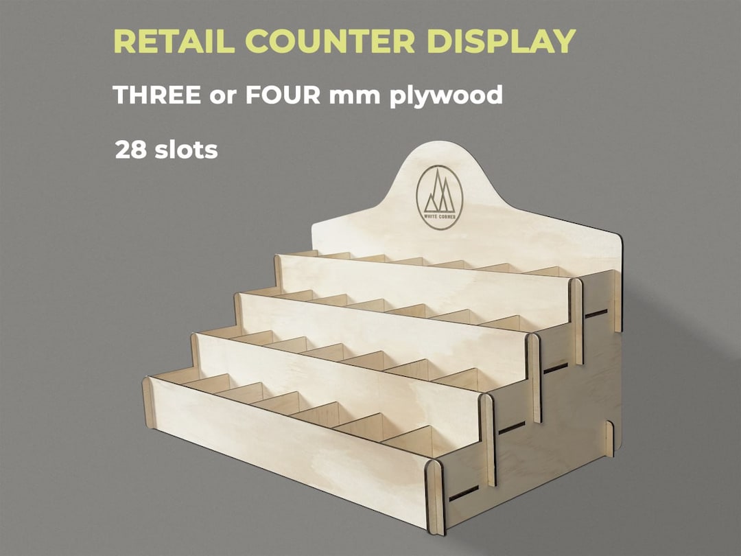 Retail Counter Display Stand Four Levels Two Sizes - Etsy