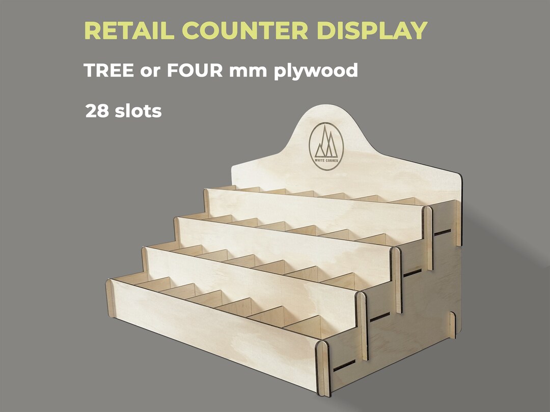 Retail Counter Display Stand Four Levels Two Sizes - Etsy