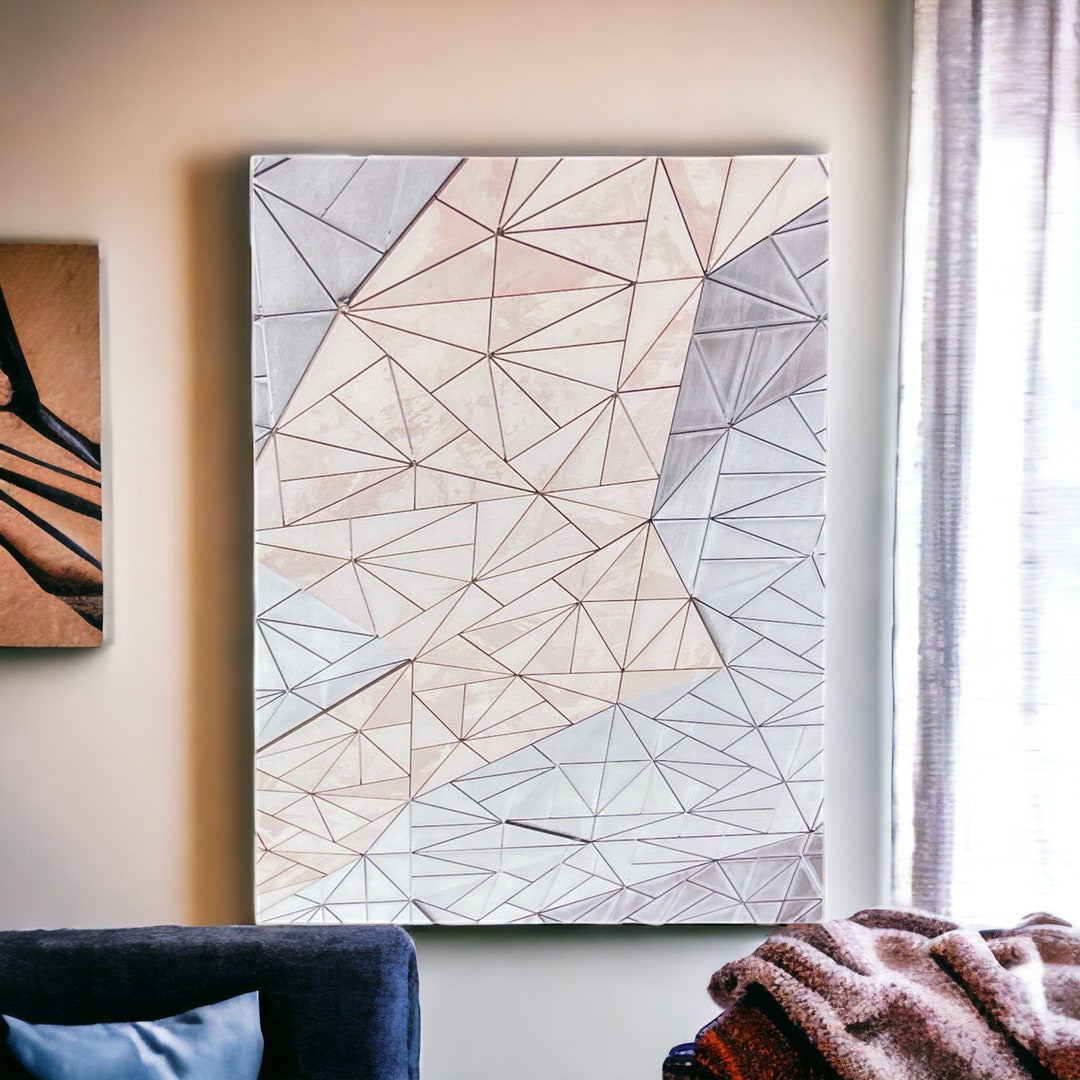 Wooden Abstract Art Shards Printable Art - Etsy