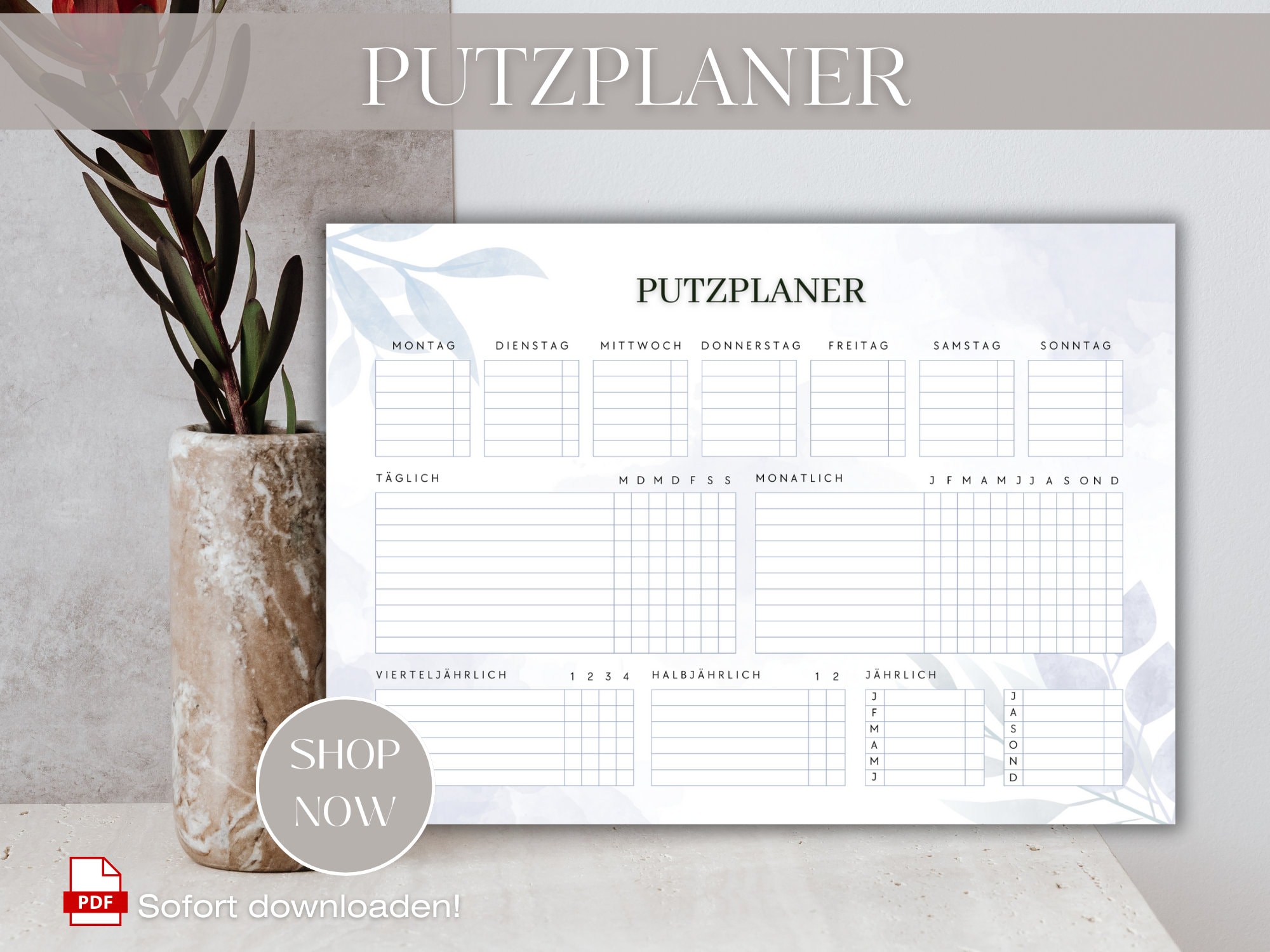 Putzplan zum Ausdrucken, To-Do Liste, Kalender zum Drucken, Cleaning ...