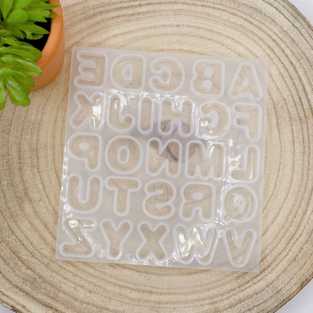 Small Alphabet Silicone Mold, Silicone Mold, Resin Mold, Crafting ...