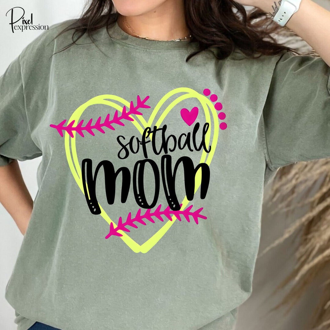 Softball Mama Shirt, Trendy Softball Mama Shirt, Mothers Day Gift ...
