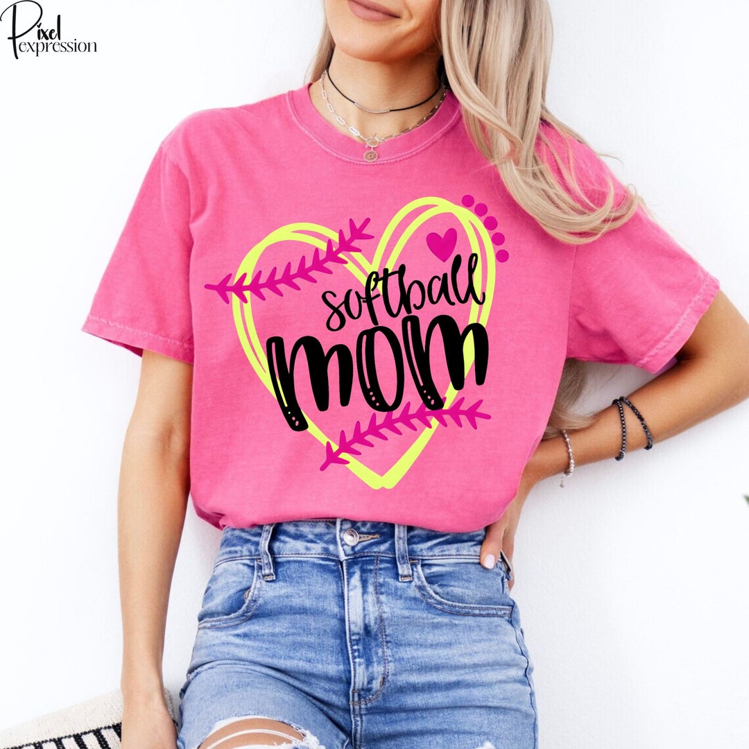 Softball Mama Shirt, Trendy Softball Mama Shirt, Mothers Day Gift ...