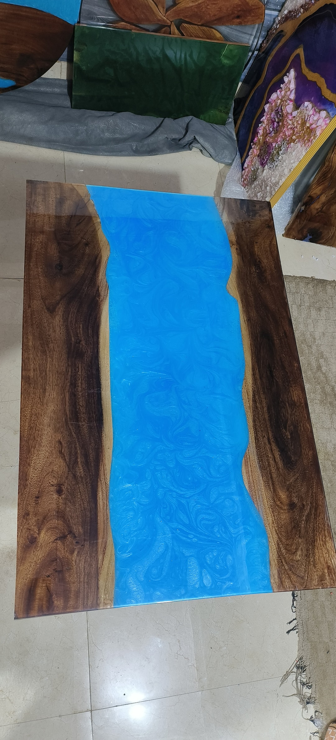 Epoxy Resin Table, Epoxy Wooden Table - Etsy