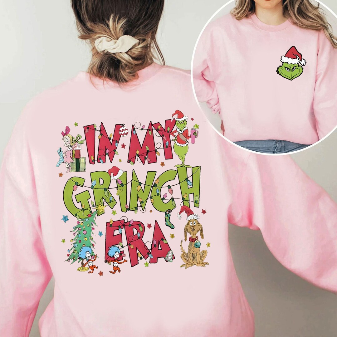 In My Grinch Era Shirt Sweatshirt Grinch Christmas - Etsy