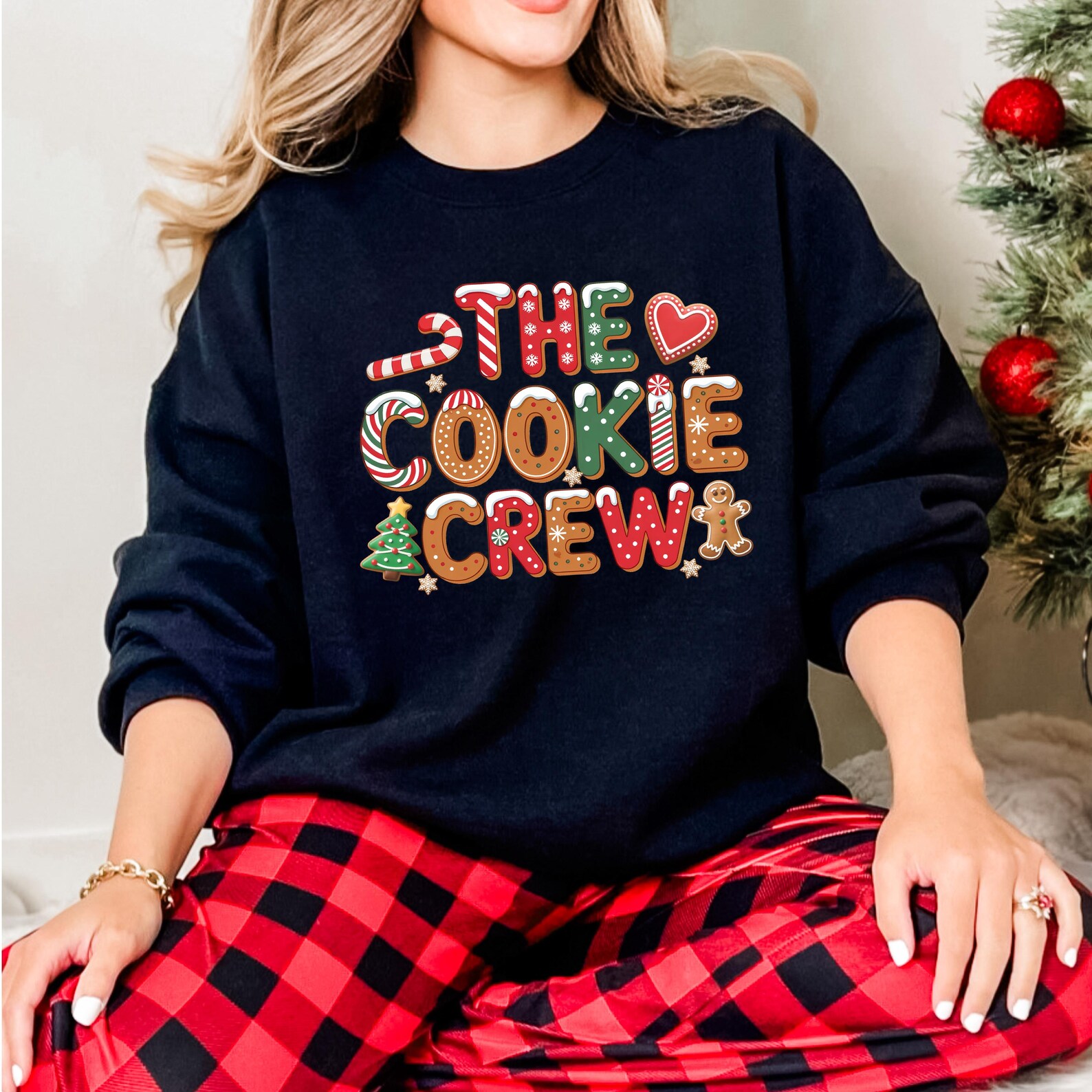 The Cookie Crew Shirt PNG, Christmas Baking T-shirt Png, Festive ...