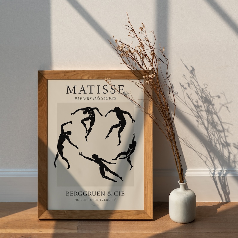 Henri Matisse Dance Poster Printable Cut Out Dance - Etsy