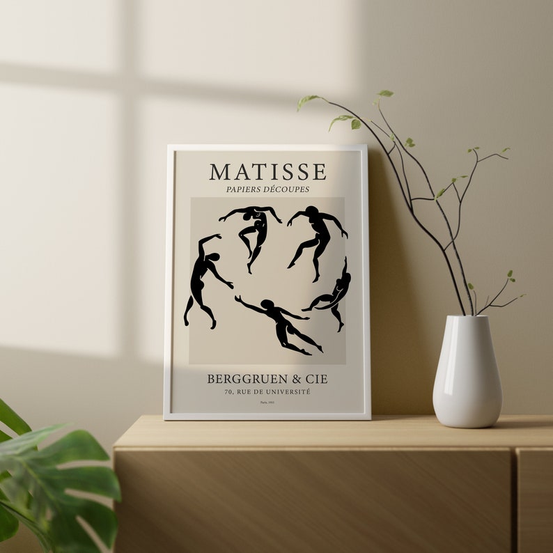 Henri Matisse Dance Poster Printable Cut Out Dance - Etsy
