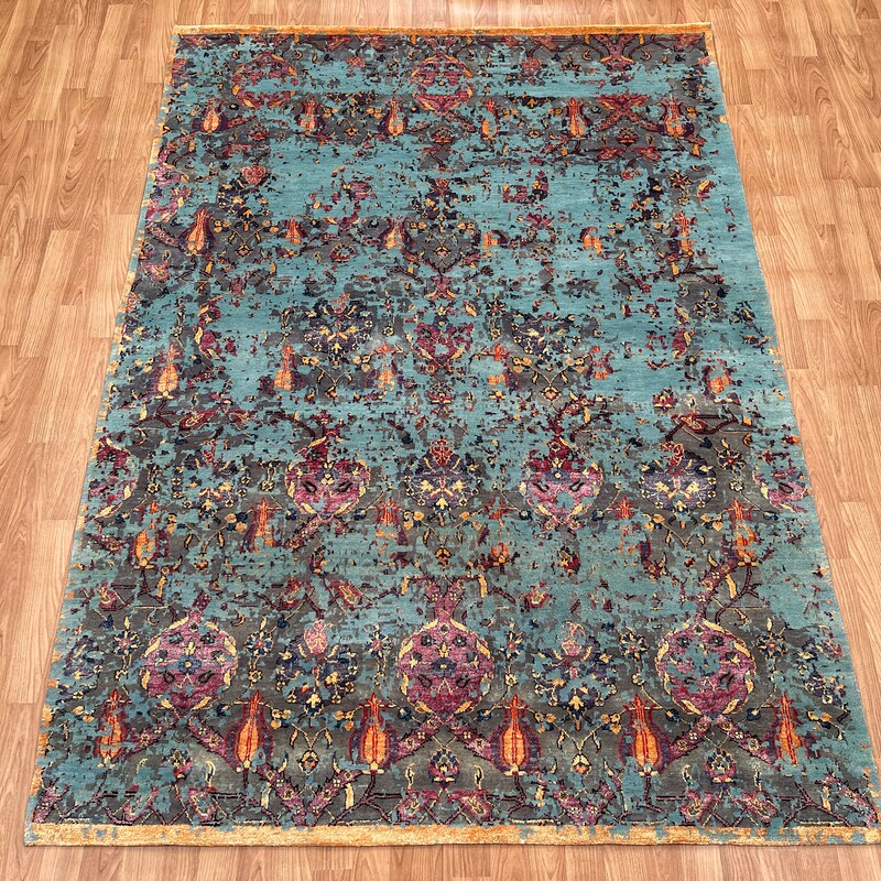 Hand Knotted Rug - Etsy