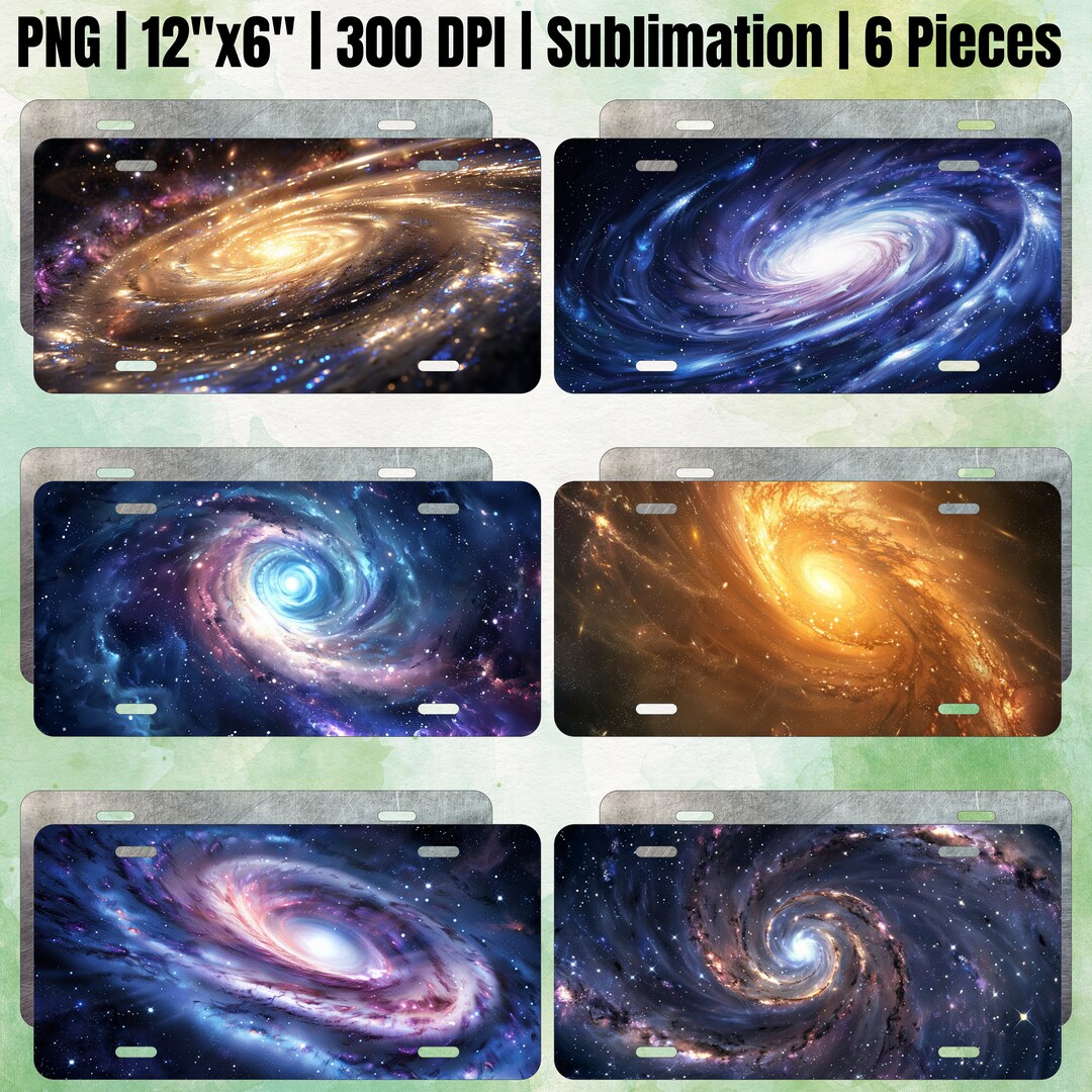 License Plate PNG, License Plate Design, Galaxy License Plate ...